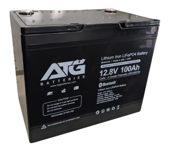 ATG Batteries 100AH 12V Lithium LiFePO4 Battery Bluetooth – Access 12 ...