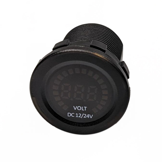 Digital Voltmeter with Circular Battery Level Display