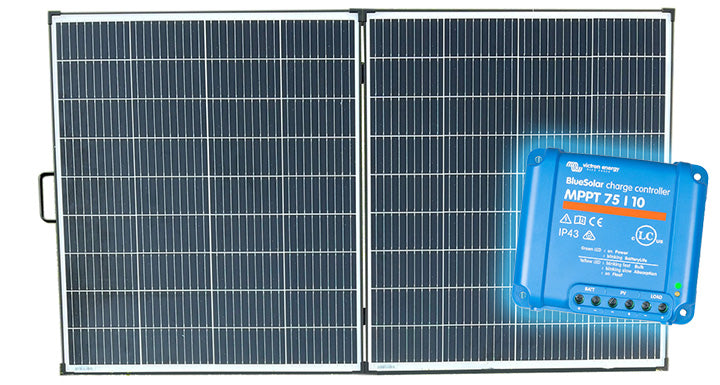 Exotronic 200W Folding Solar Panel with Victron Controller – Access 12 ...